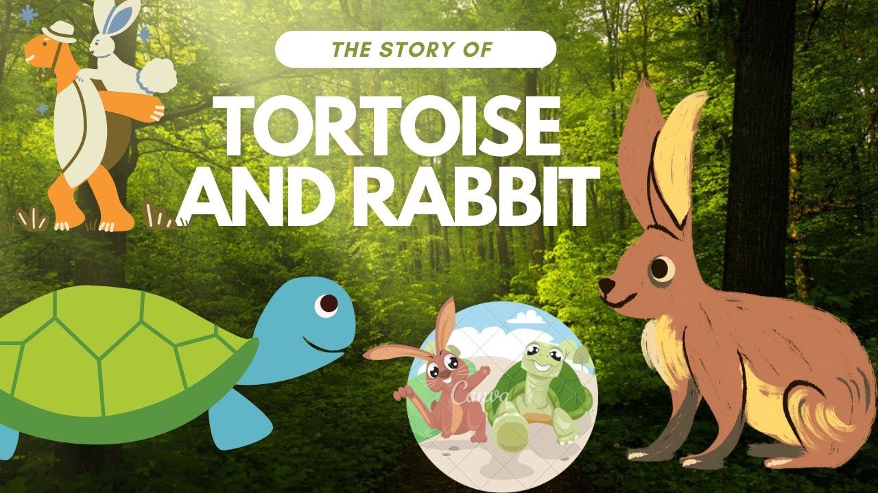 Tortoise and Rabbit Story | Tortoise and Hare Story in English | Fun ...