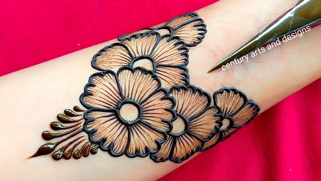 Very beautiful stylish mehndi design | easy mehndi design | mehndi ka ...