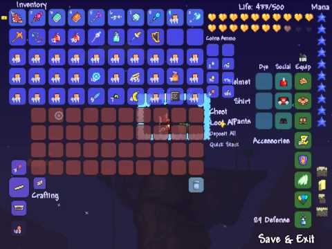 Terraria: preparing a chest for quick stack using autoit - YouTube