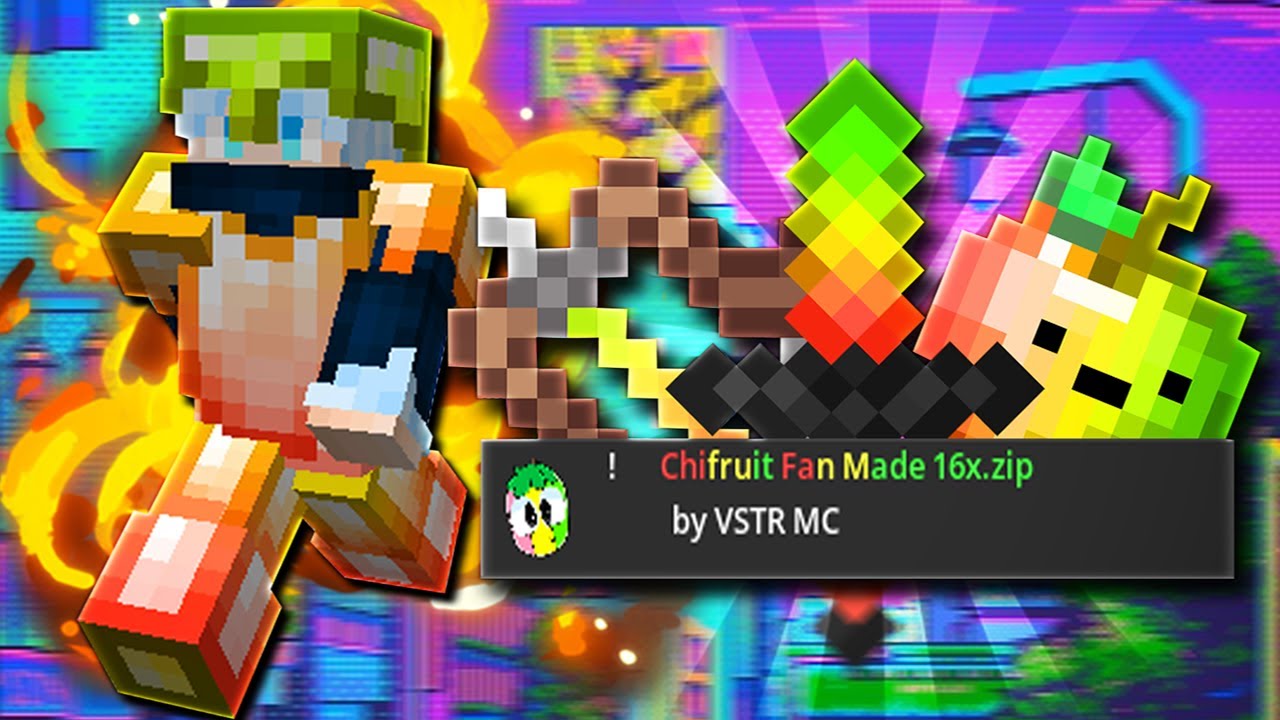 Chifruit FanMade 16x - Minecraft PVP Texture Pack 1.7.10/1.8.9/1.14.4/1 ...