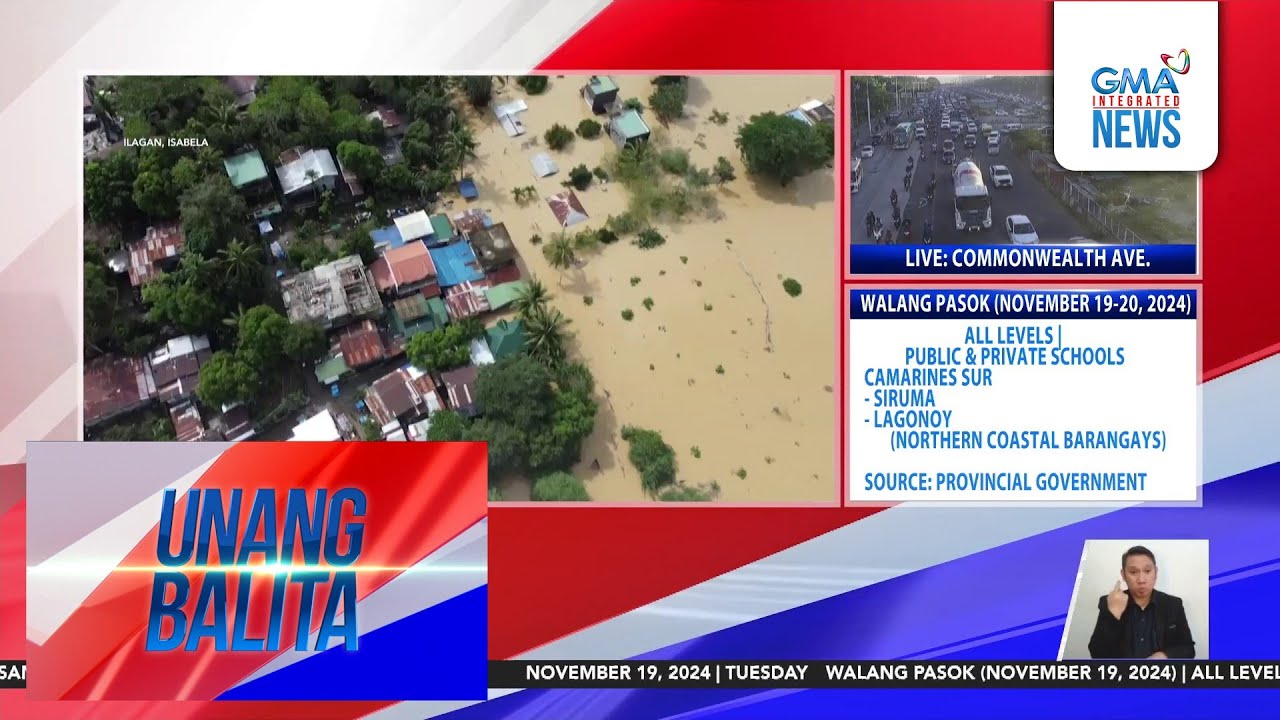 Mahigit 800 bahay sa Ilagan, binaha bunsod ng Bagyong Pepito | Unang ...