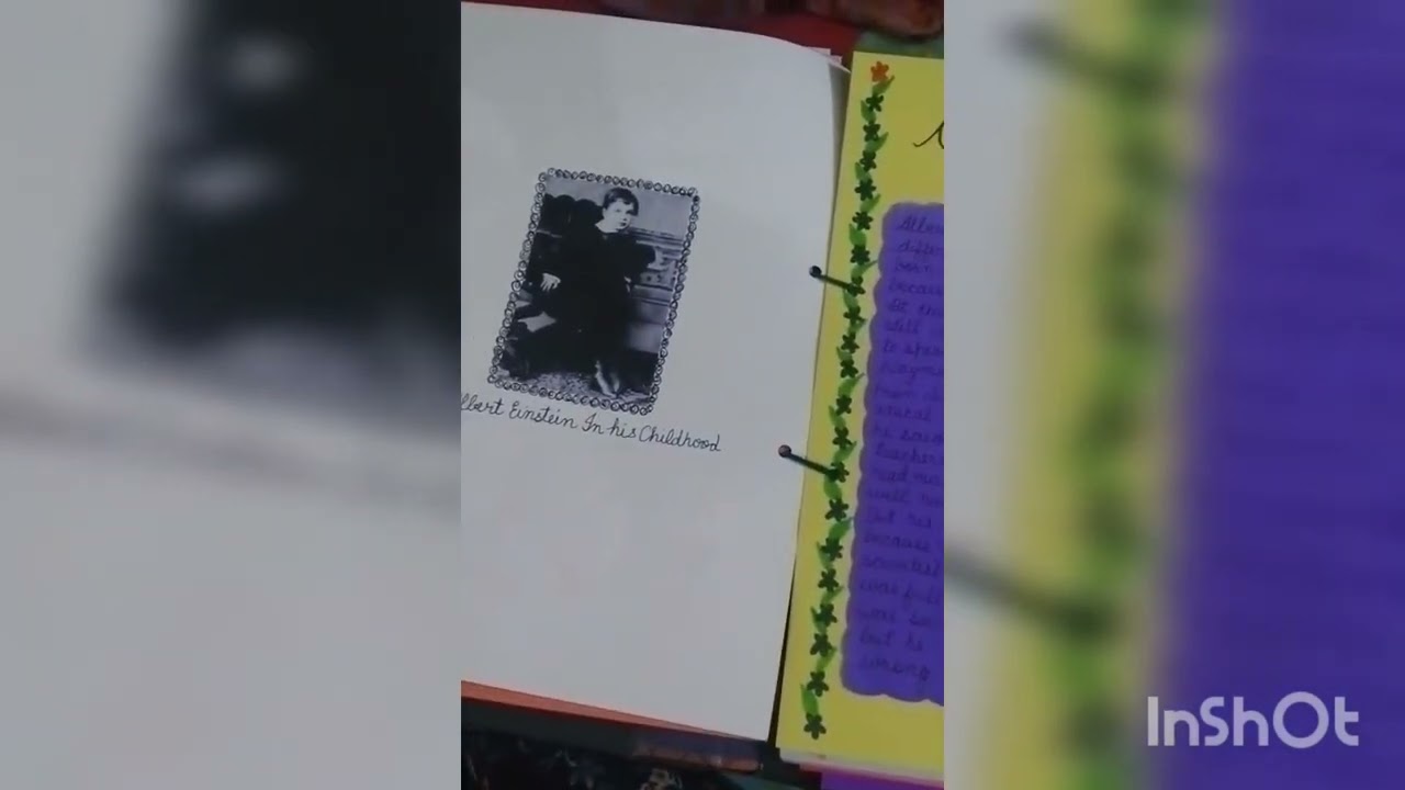 English Project File on Albert Einstein| CLASS 9 - YouTube