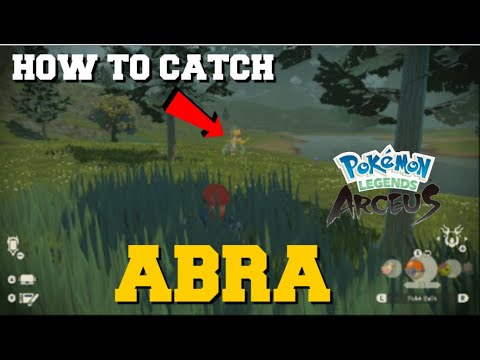 HOW TO CATCH ABRA IN POKEMON LEGENDS ARCEUS (ABRA LOCATION) (HOW TO GET ...