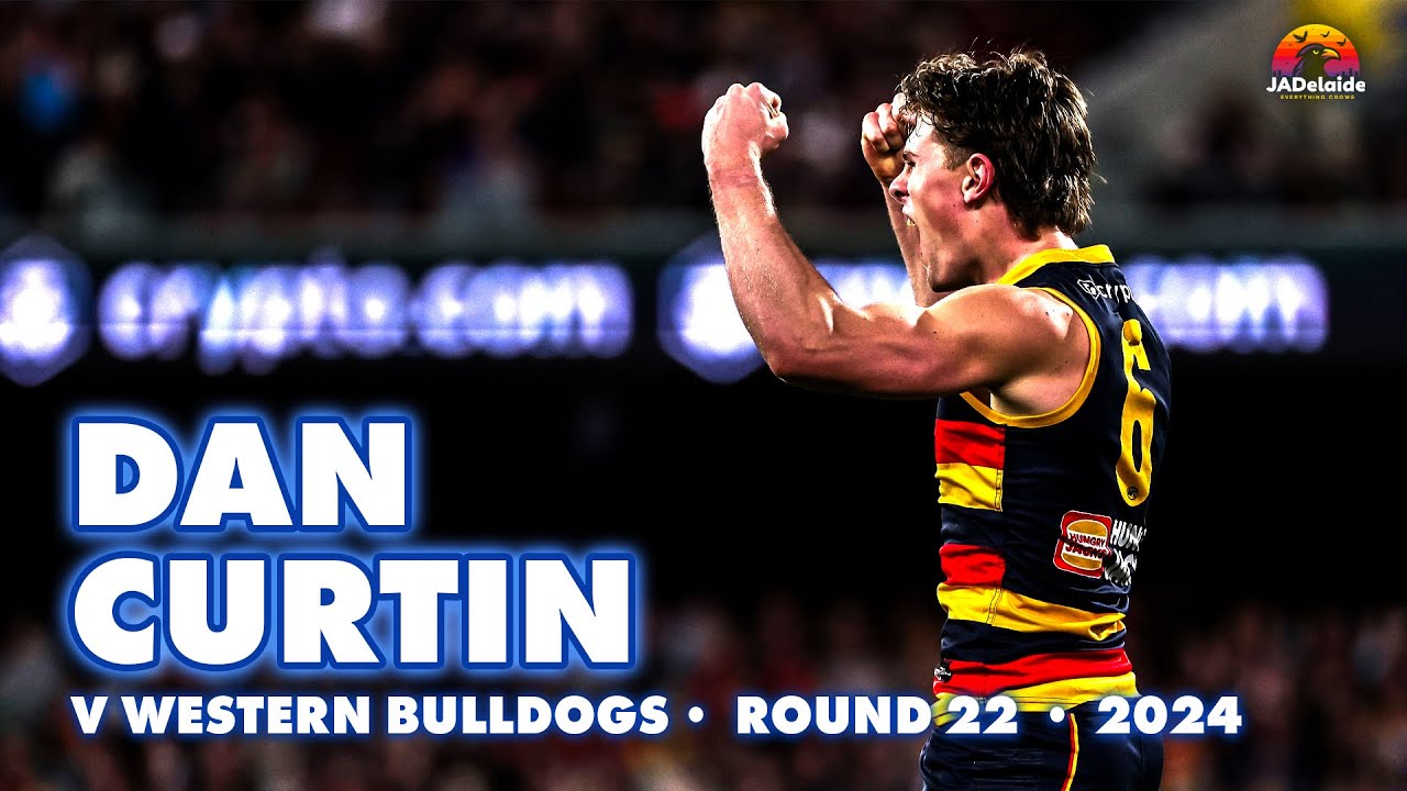 Dan Curtin | 1st Full AFL Game | Round 22 v Bulldogs • 2024 - YouTube