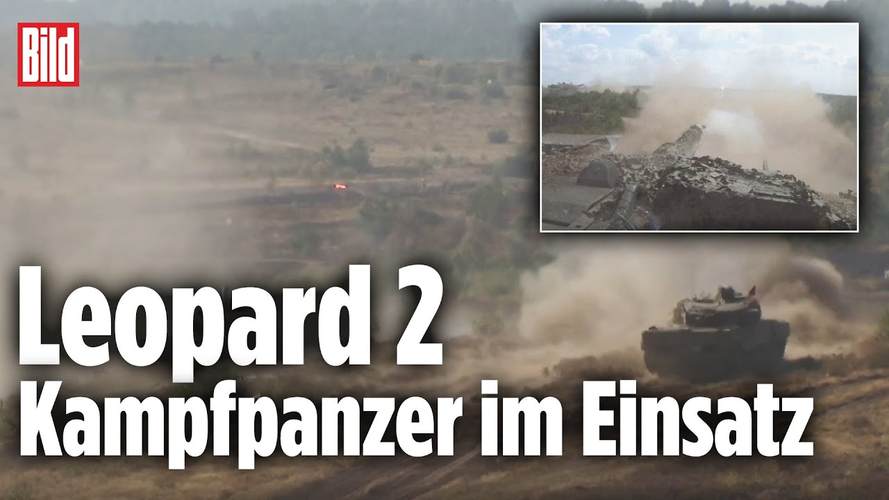 Leopard 2 – BILD-Militärexperte erklärt den deutschen Kampfpanzer - YouTube