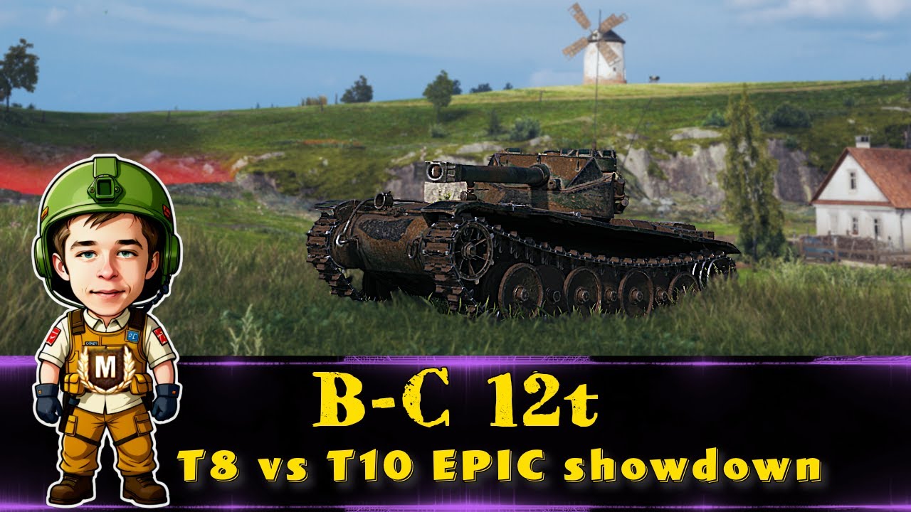 B-C 12t Takes down Higher Tier in Style! World of Tanks - YouTube
