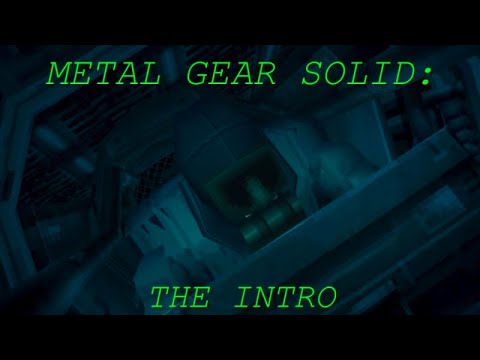 Metal Gear Solid | The Intro 4k 60fps - YouTube