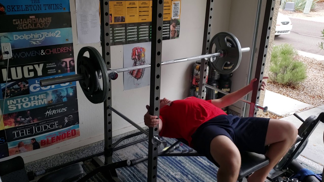 Bench Press 190lbs for 6 Reps - YouTube