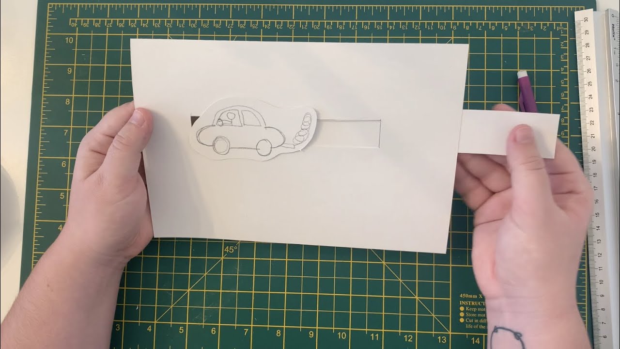 Lever motion card Testing - YouTube