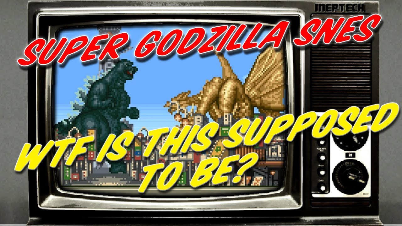 Inept Reviews: Super Godzilla SNES - YouTube