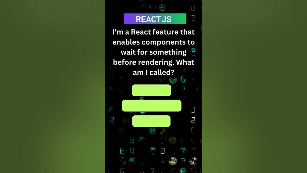 React Rendering with Suspense: Effortless Asynchronous Loading and Seamless User Experiences! # ...