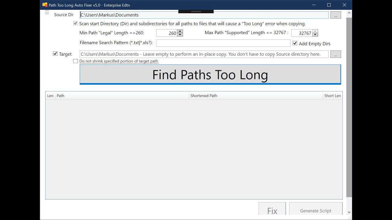 Path Too Long Auto Fixer Tool v5.1 - YouTube