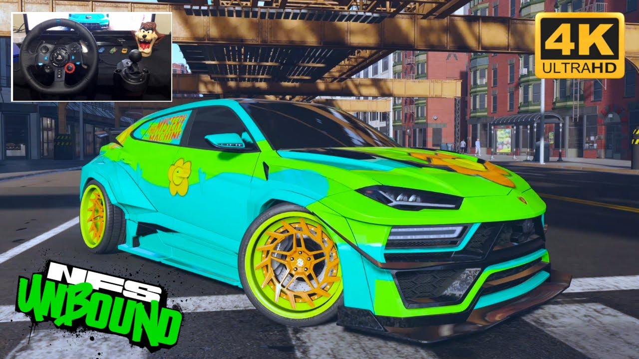 LAMBORGHINI URUS - SCOOBY DOO || NFS UNBOUND - LOGITECH G29 - YouTube