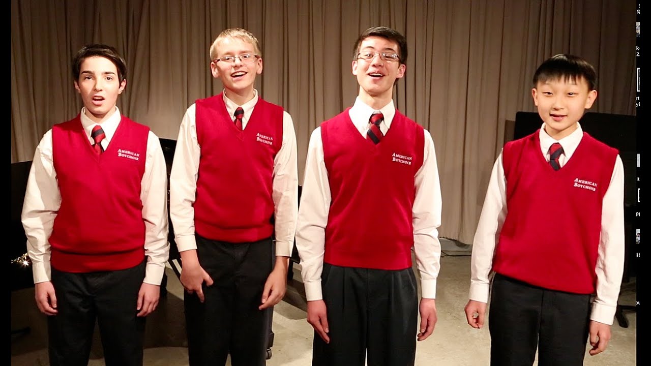 The American Boychoir Sings 'Jingle Bells' in the WQXR Studio - YouTube