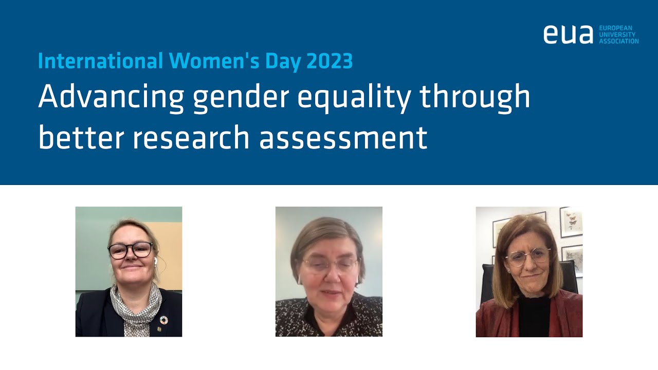 Advancing gender equality through better research assessment - YouTube