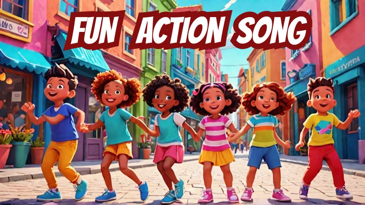 "👟 Walking Down the Street | Fun Action Song for Kids | @GoodysKids 🎶 ...
