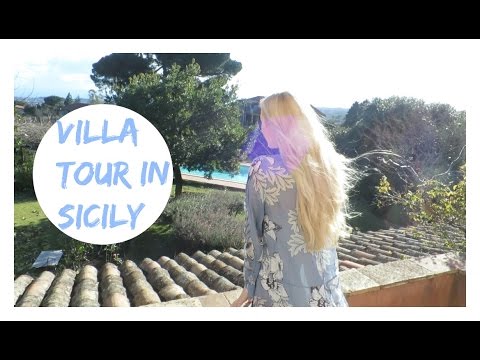 OUR VILLA TOUR IN SICILY! // Villa Rosa Antica - YouTube
