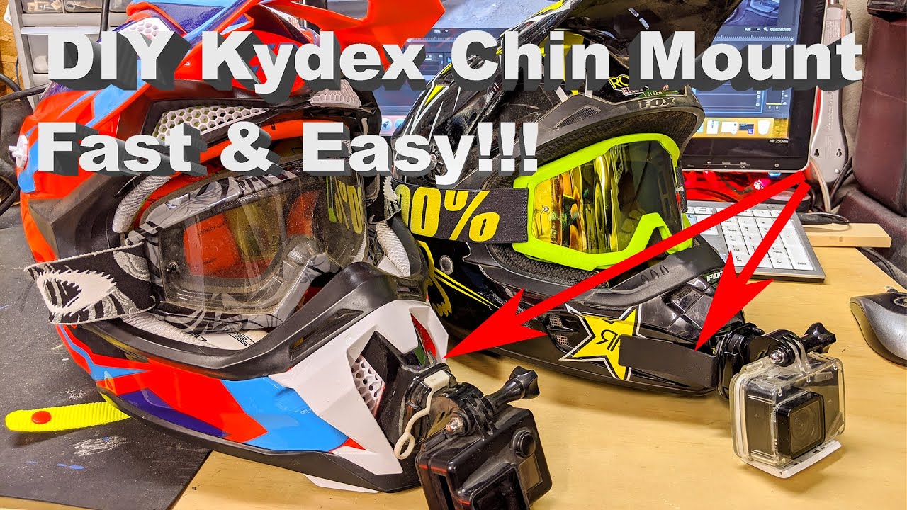 DIY Gopro Helmet Chin Mount From Thermo-Molded Kydex - FAST - EASY ...