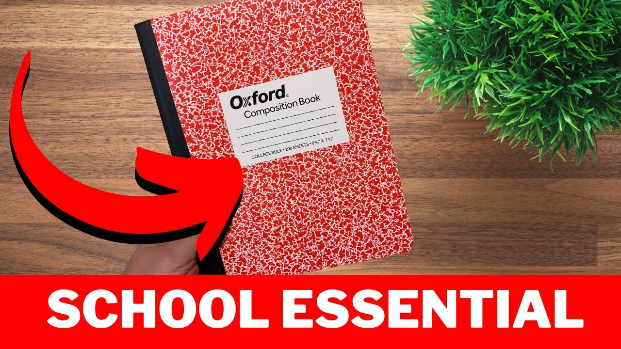 Oxford college ruled composition notebook review - YouTube