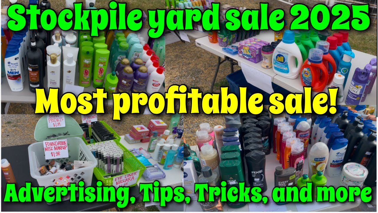 AMAZING STOCKPILE YARD SALE 2025! | Most profitable sale I’ve ever had🎉 ...