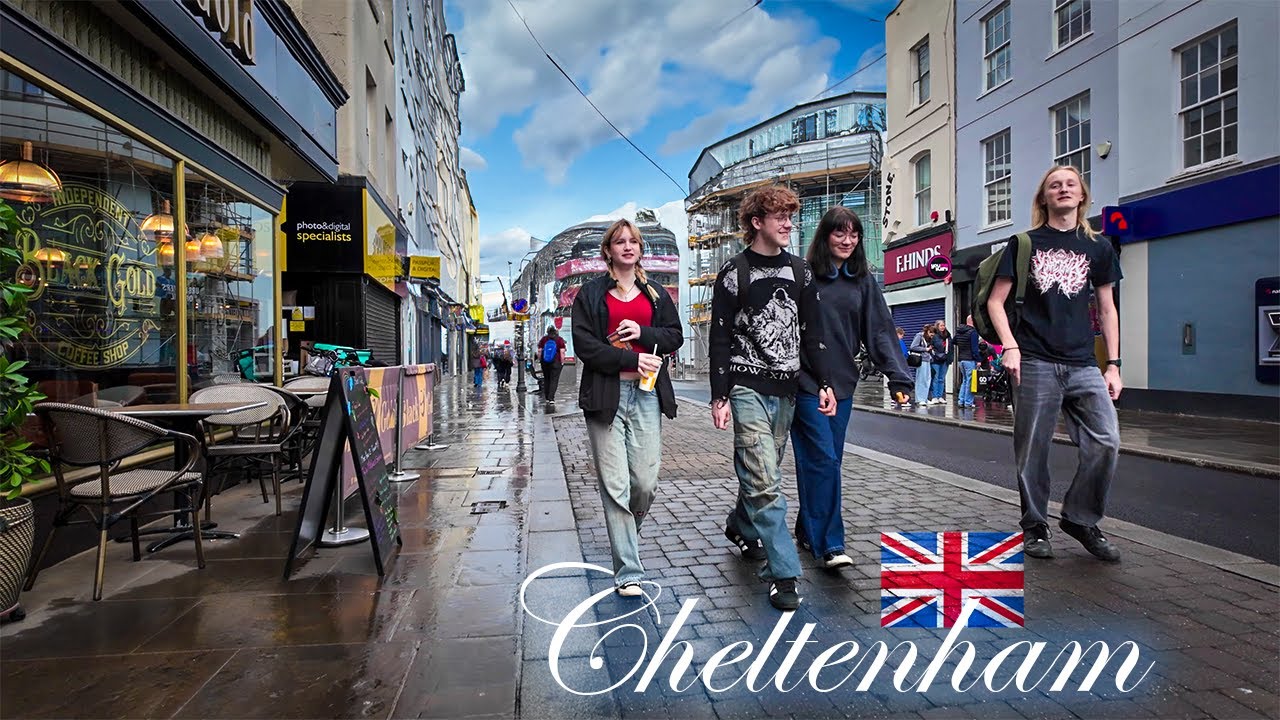 Exploring Beautiful Cheltenham in Spring 🇬🇧 | 4K 60fps Walking Tour ...