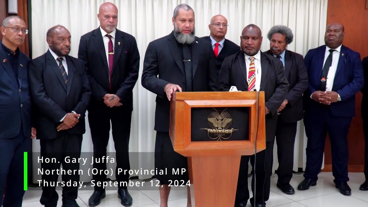 Hon. Gary Juffa reaffirms Coalition's support for Prime Minister Marape ...