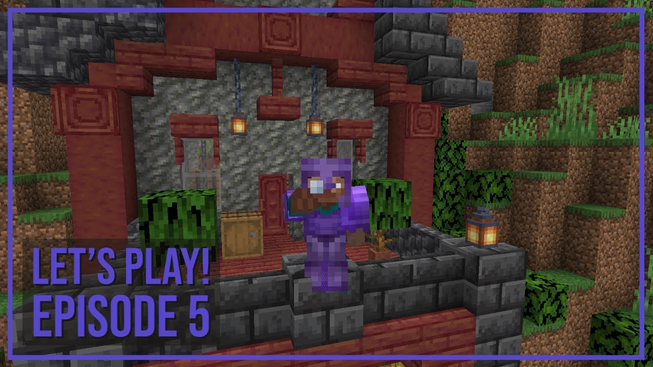 Minecraft Survival Let's Play l Ep. 5 l Cactus Farm and Stilt House ...