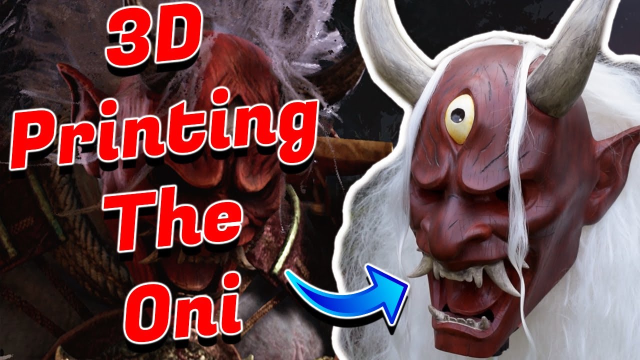 3D Printing The Oni Mask - Dead By Daylight - YouTube