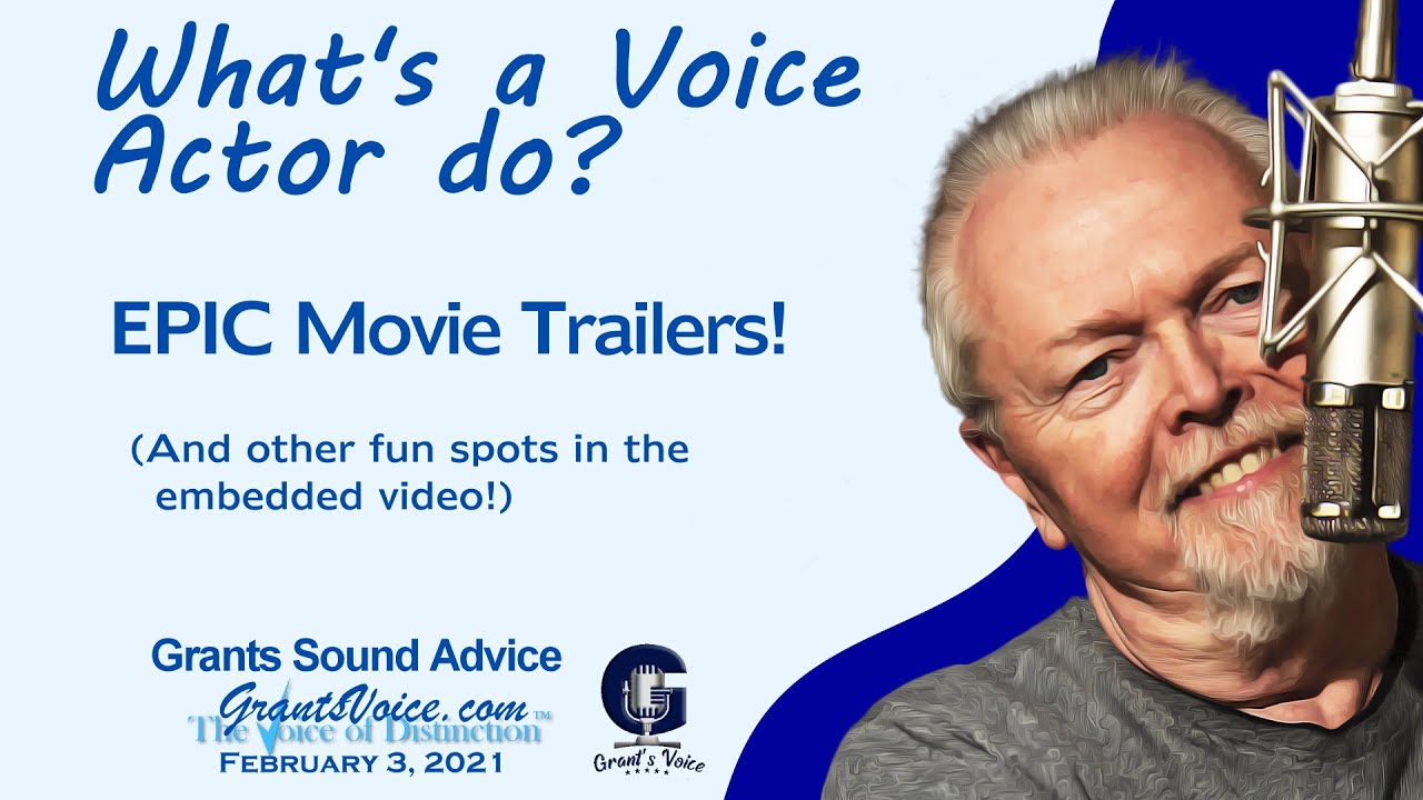 EPIC Movie Trailer Voices (What a Voice Actor does for you) - YouTube