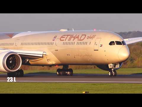Beauty Of Etihad Airways EY15 A6-BMB Boeing 787-10 Arriving In Manchester From Abu Dhabi 113/04/19