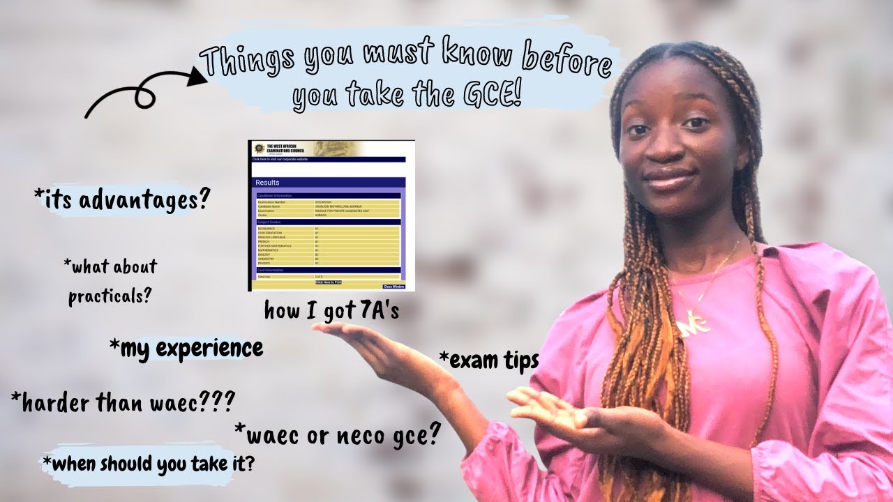 Important Things You Should Know About the GCE (WAEC/NECO) || GCE ...
