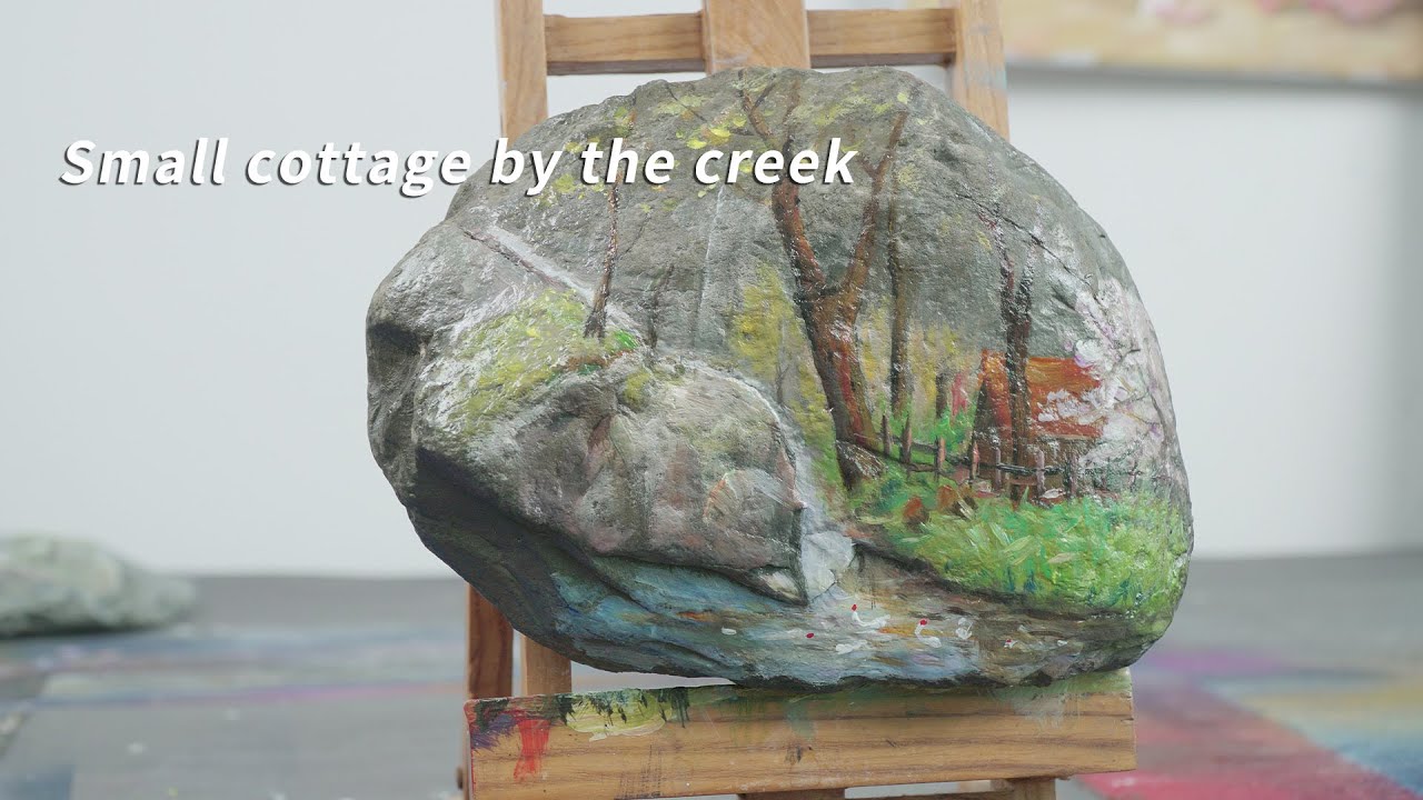 28 How to turn an ordinary stone into a work of art? Stone painting ...