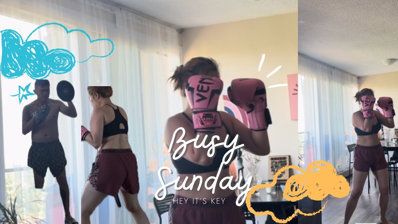 BOXING SESSION| BUSY SUNDAY - YouTube