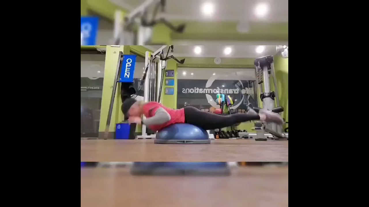 Molly Wichman BOSU Supermans - YouTube