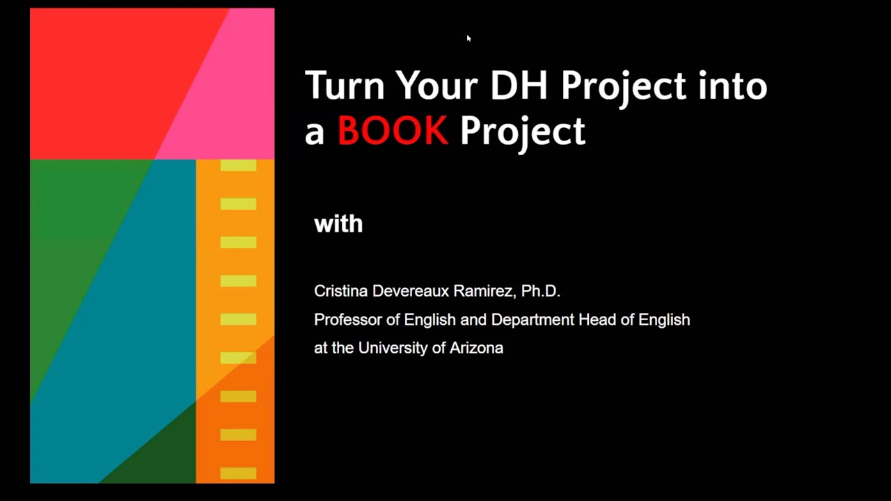 Turn Your DH Project into a Book - YouTube