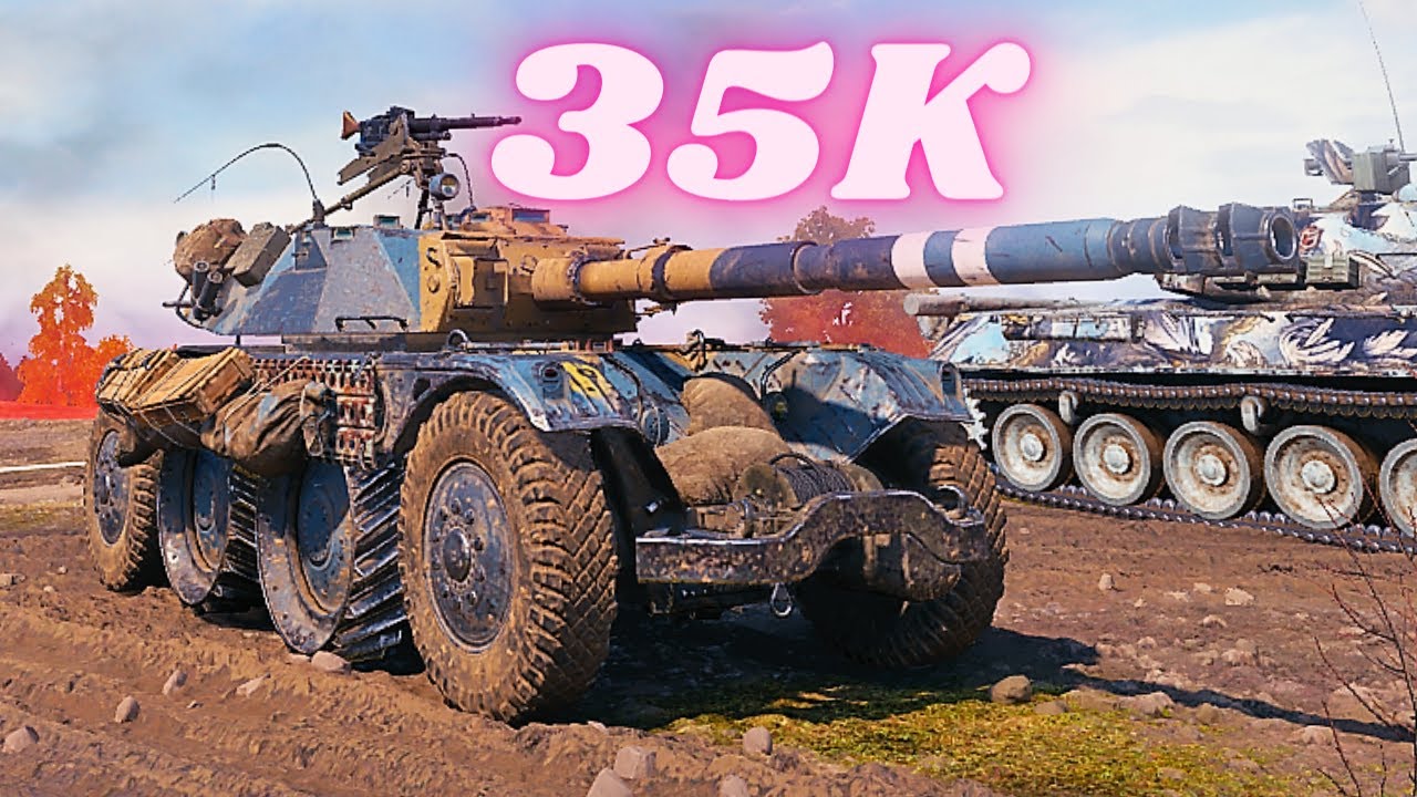 Panhard EBR 105 18K Spot + Damage & EBR 105 17K World of Tanks Replays ...