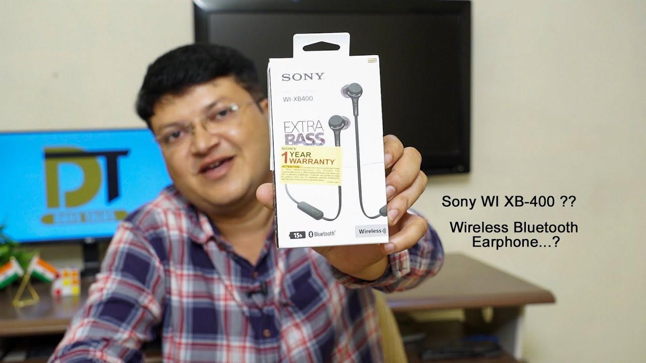 Sony WI XB 400 Extra Bass Wireless Bluetooth Earphone First Look ...