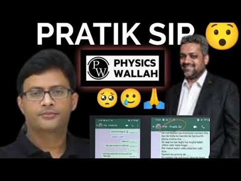 MD sir talk about Pratik sir😯😯 || Tarun sir Crying 😭💔|| @PhysicsWallah @DoctorsAdda247 #pw - YouTube