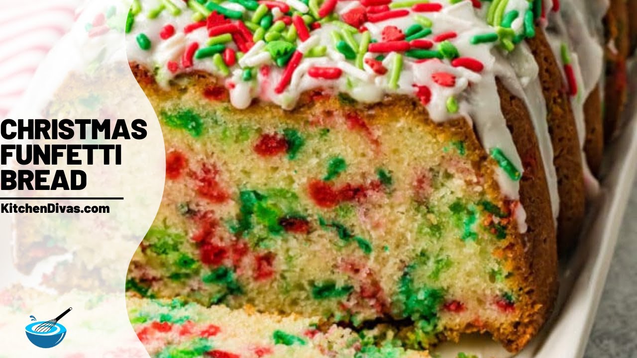 Christmas Funfetti Bread - YouTube