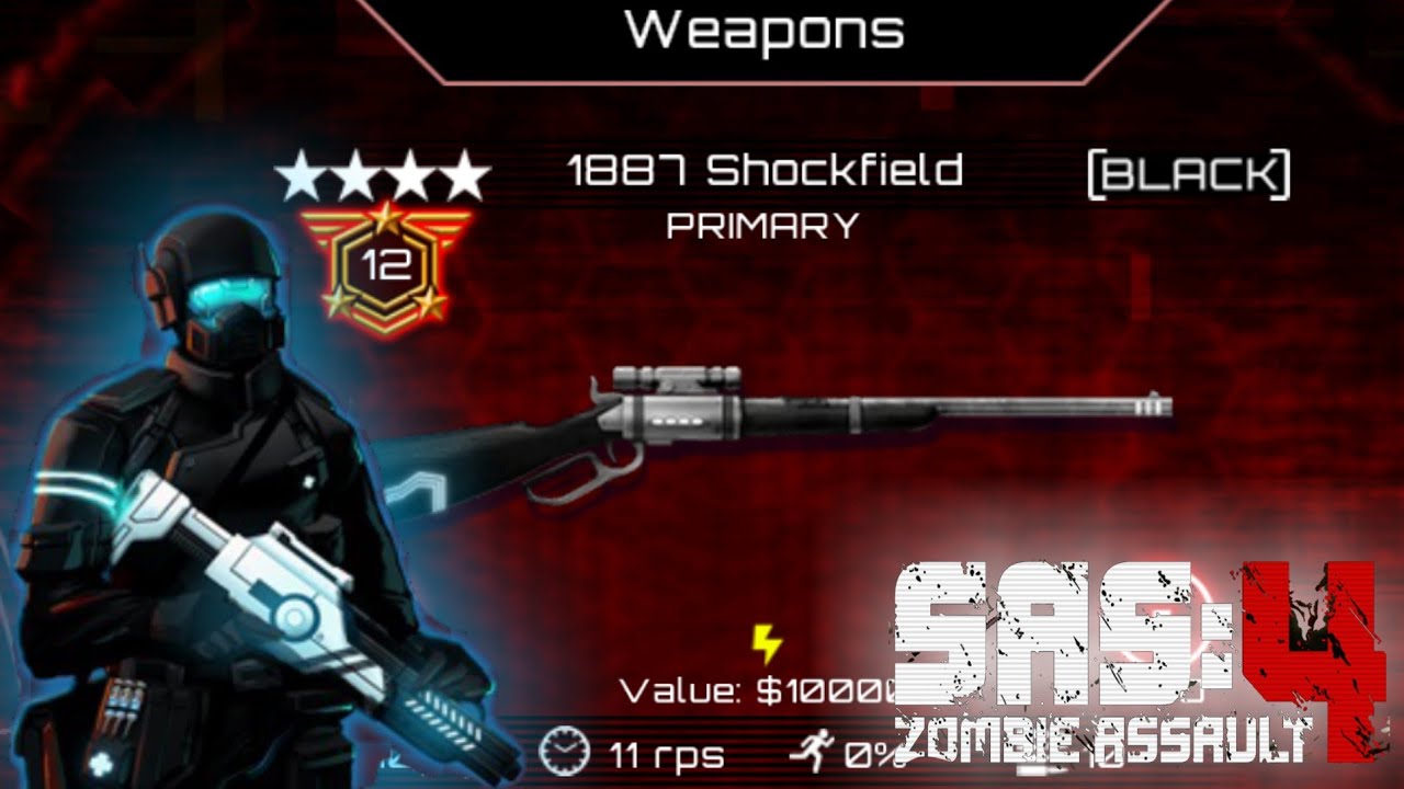 SAS 4 Mobile:1887 Shockfield [BLACK] 12/4 - YouTube