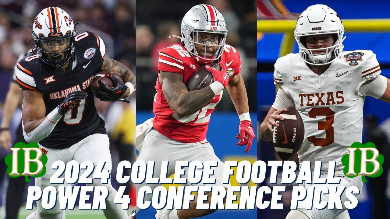 2024 College Football Power 4 Conference Predictions - YouTube