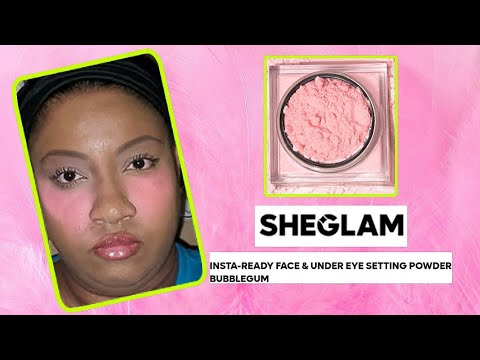 SheGlam Pink Loose Setting/Baking Power-1st Impressions - YouTube