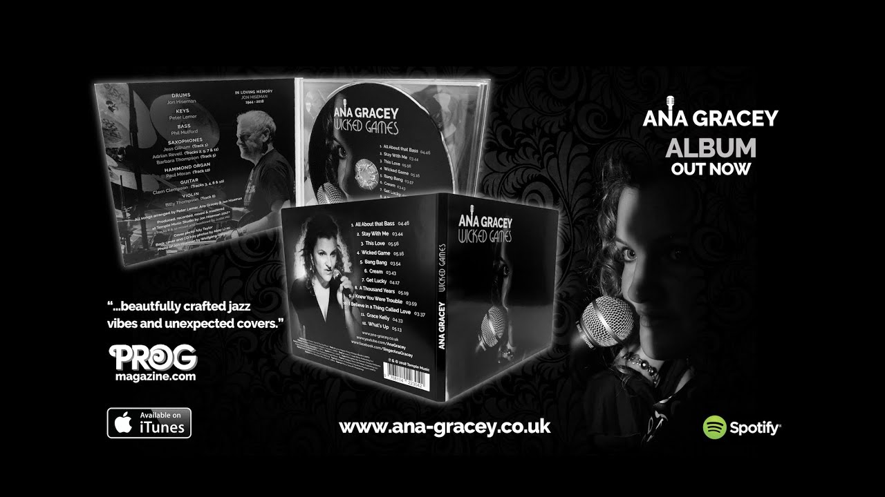 Ana Gracey "Wicked Games" New Album Now Available for Download - YouTube