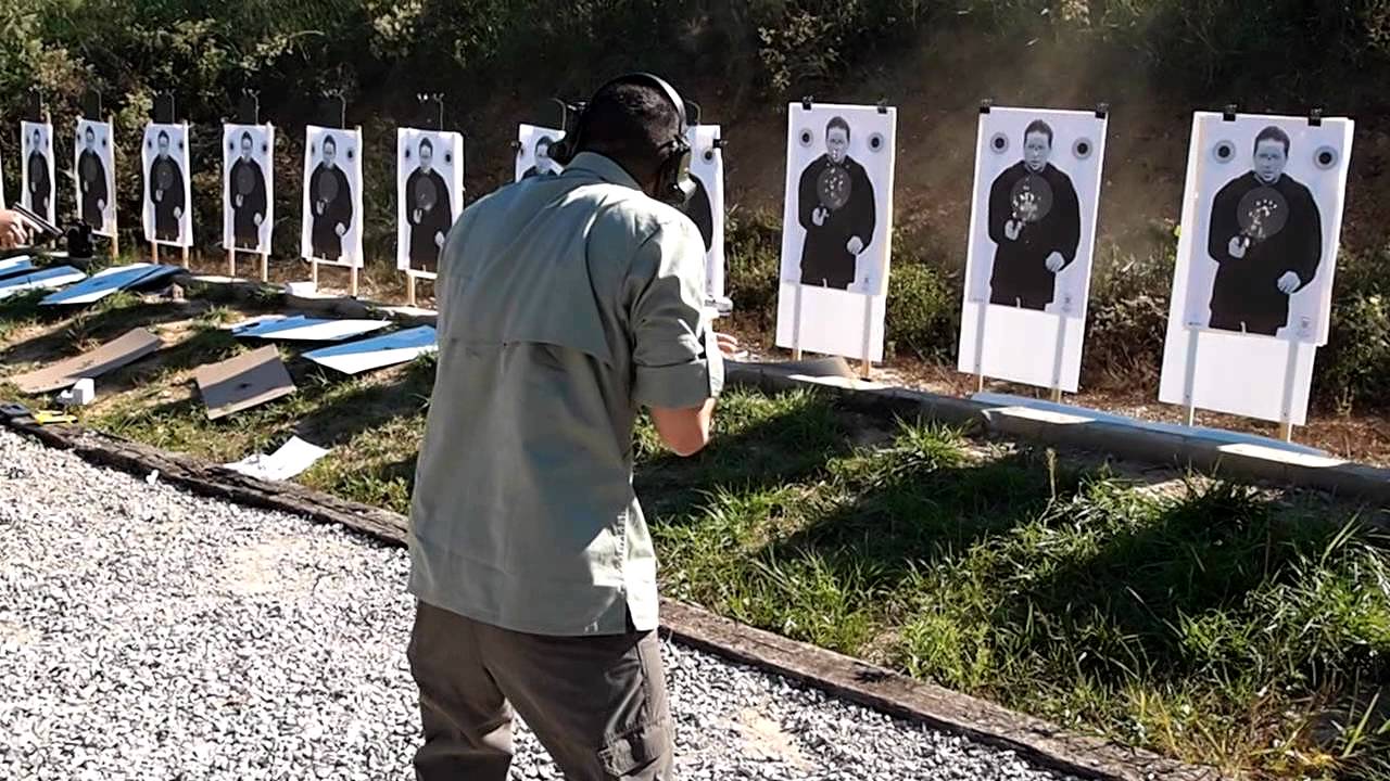 Advanced Pistol - One handed pistol shooting - YouTube
