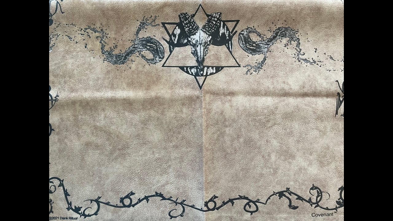Dank Ritual Covenant Cloth Playmat Review - Tan - YouTube