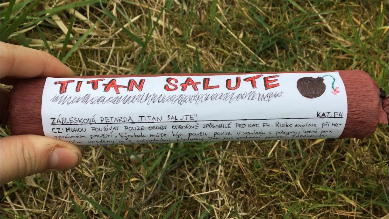Homemade/Selfmade XXXL Firecracker Böller Petarda - Titan Salute, 80 ...