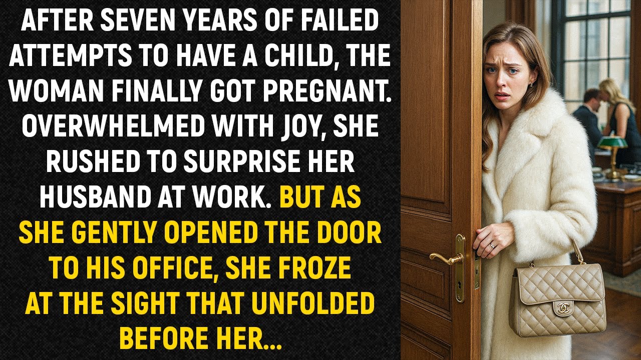 After seven years of failed attempts to have a child, the woman finally ...