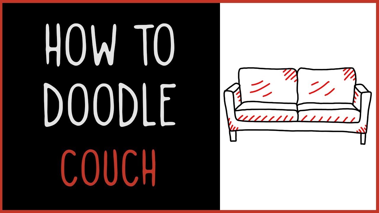 Learn How to Doodle a Couch (drawing tips) - YouTube