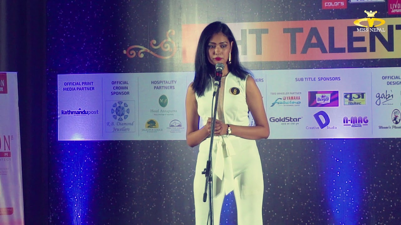 Miss Nepal 2018 Talent Round Priya Sigdel - YouTube