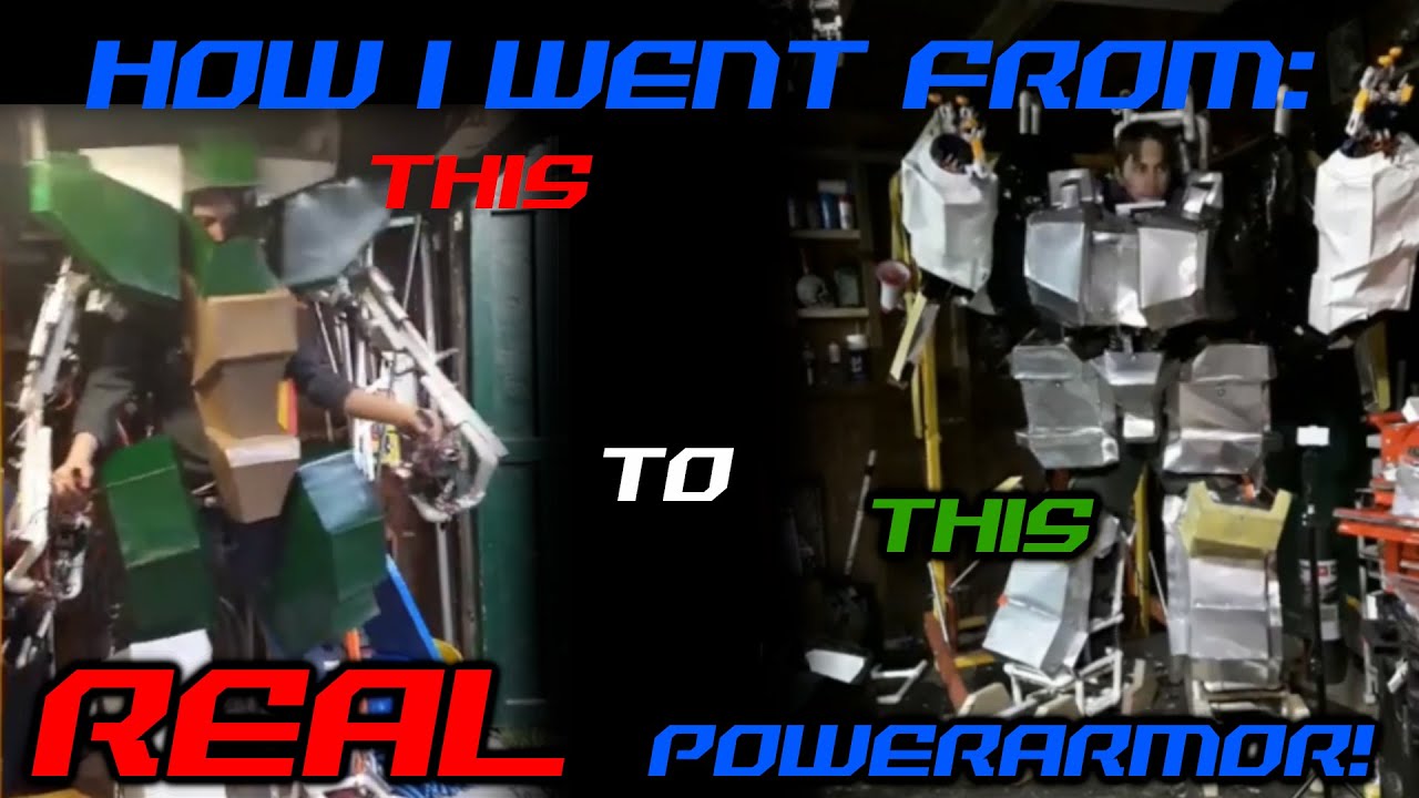 How did I upgrade my real power armor? - YouTube